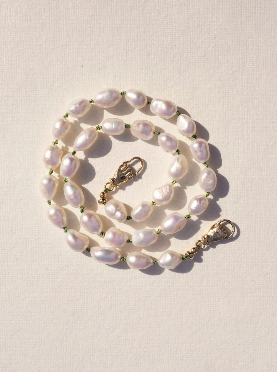 Fede Pearl Necklace – Saint Fig